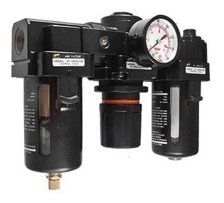 Filtro-regulador-lubricador 3/4 P/ Compresor Con Manómetro | Instrutek